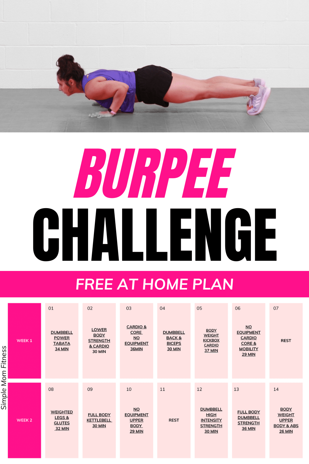 FREE 2-Week Burpee Challenge - Simple Mom Fitness