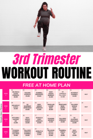 Free 3rd Trimester Workout Plan - Simple Mom Fitness