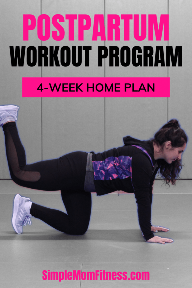 4-Week Postpartum Workout Program - Simple Mom Fitness