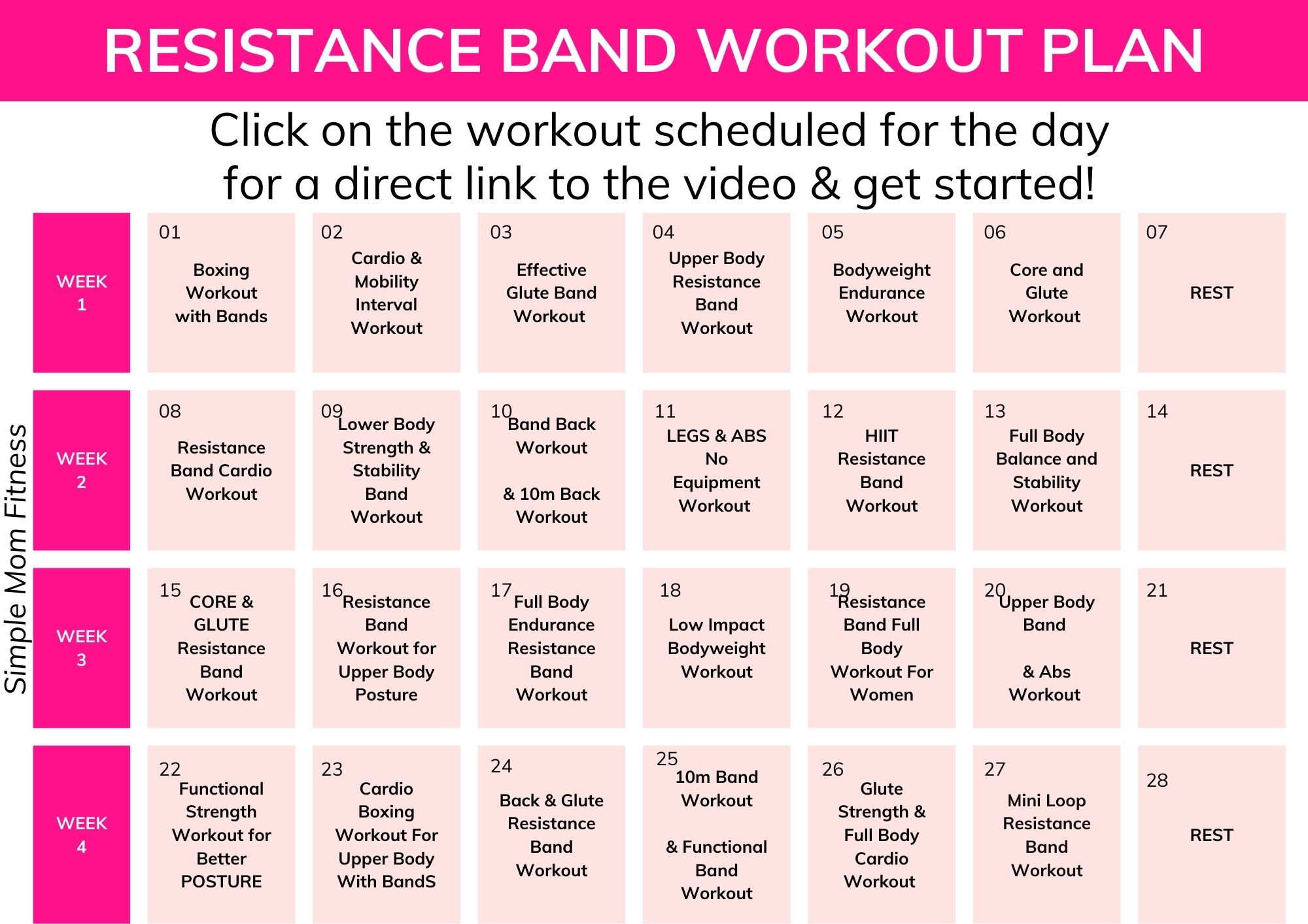 FREE Workout Challenges For Moms Simple Mom Fitness FREE Workout Challenges For Moms Simple Mom Fitness