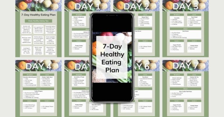 7 Day Healthy Eating Plan (PDF)